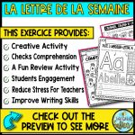 La lettre de la Semaine – Lettre A – French Alphabet Activities Pack ...